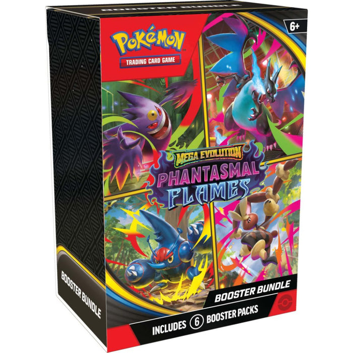 Pokémon TCG Mega Evolution Phantasmal Flames Booster Bundle – Game Corner