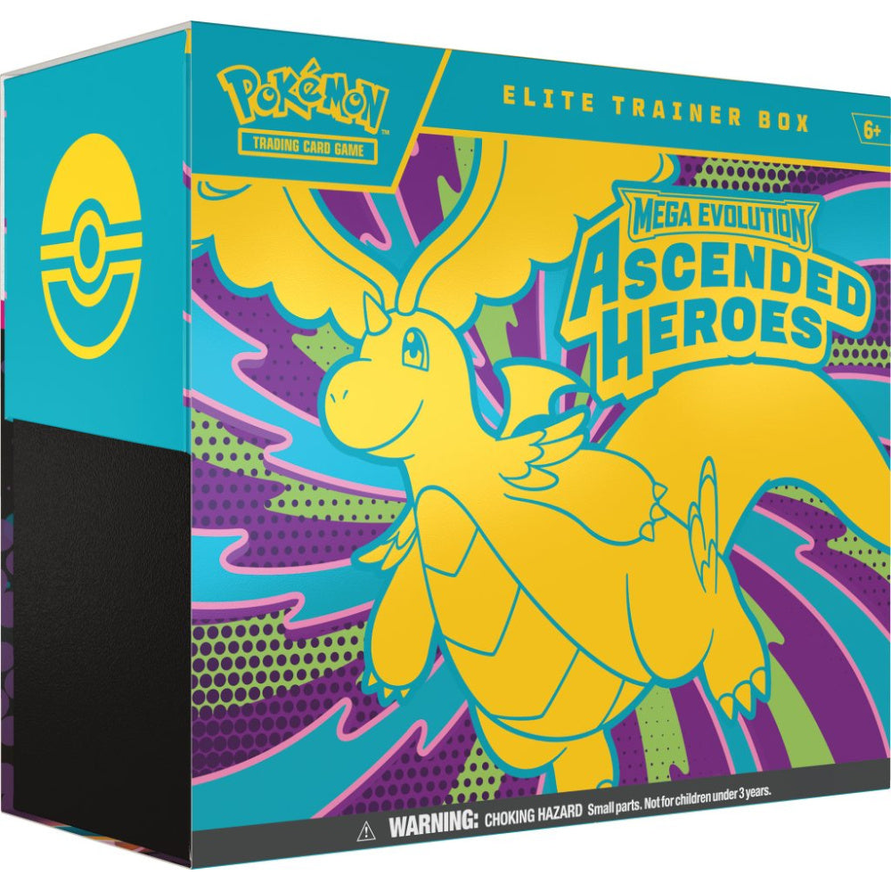 Pokémon TCG Mega Evolution Ascended Heroes Elite Trainer Box Pre-order ...