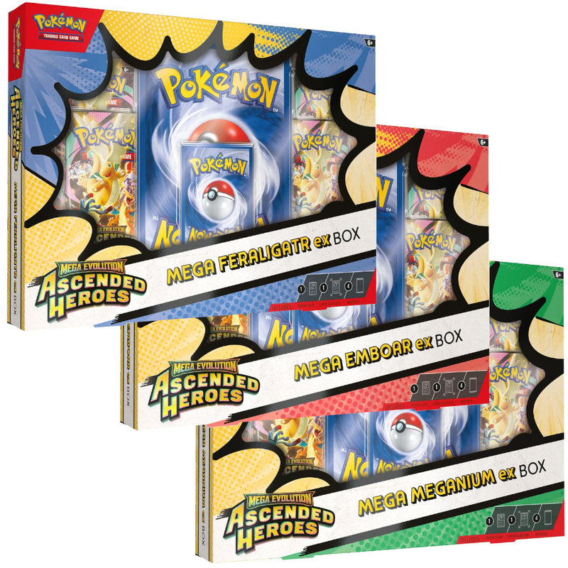 Pokémon TCG Mega Evolution Ascended Heroes Mega Meganium ex Box (one o ...